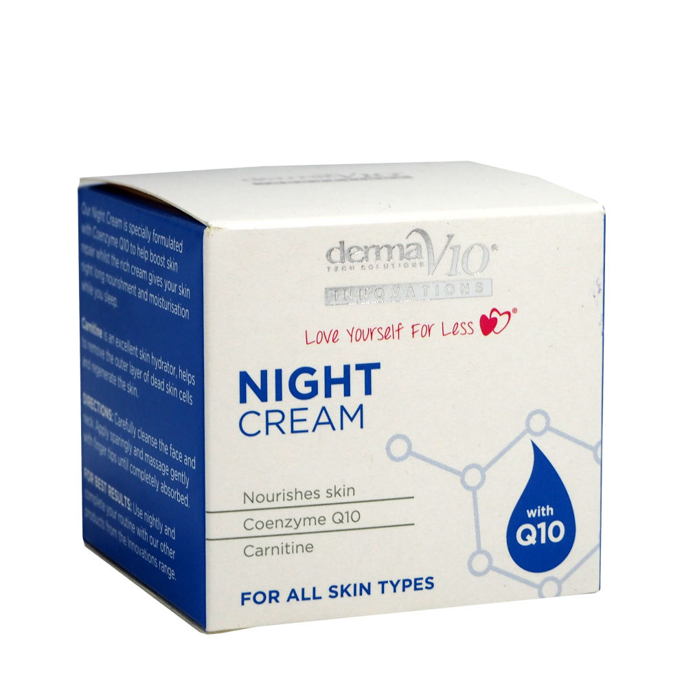 Ночные кремы DERMA V10 Q10 Night Cream 50ml 5060087365107 | Лапландия ...